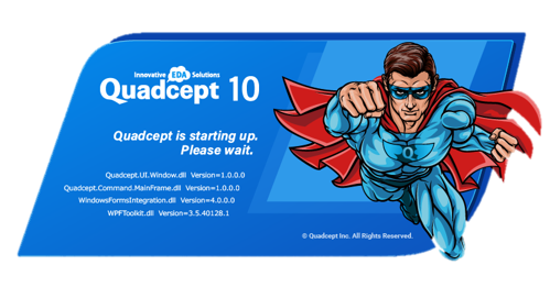 Quadceptをお使いになる前に - Quadceptの起動